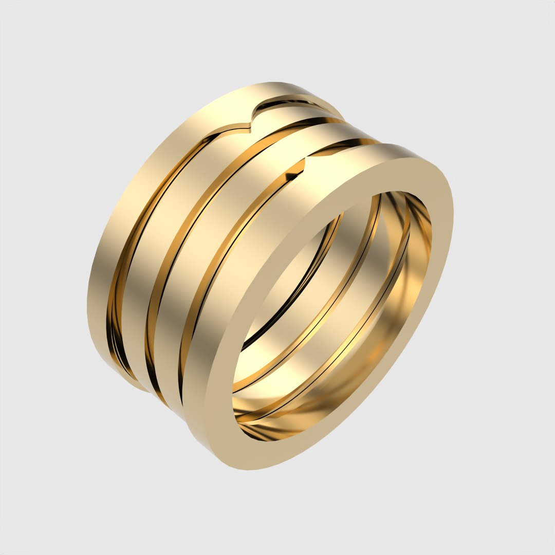 Modern Layered Band Ring JDBCo 3D Model - TurboSquid 2345381