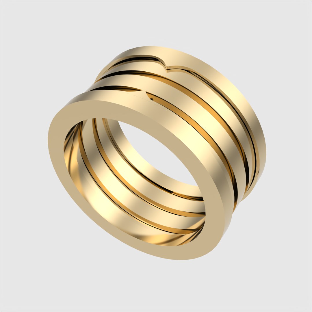 Modern Layered Band Ring JDBCo 3D Model - TurboSquid 2345381