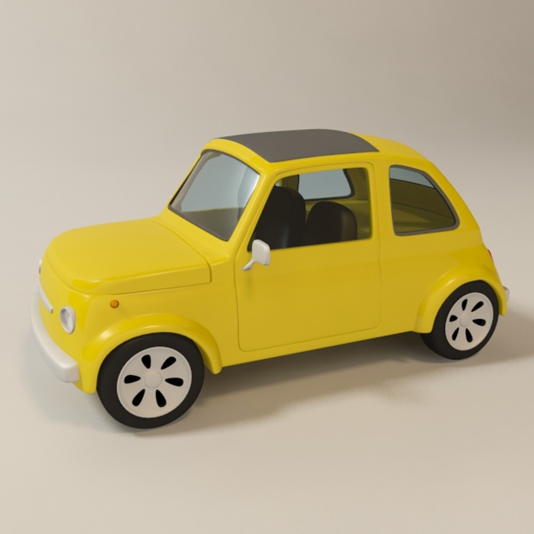 Maya Cartoon Toy Car