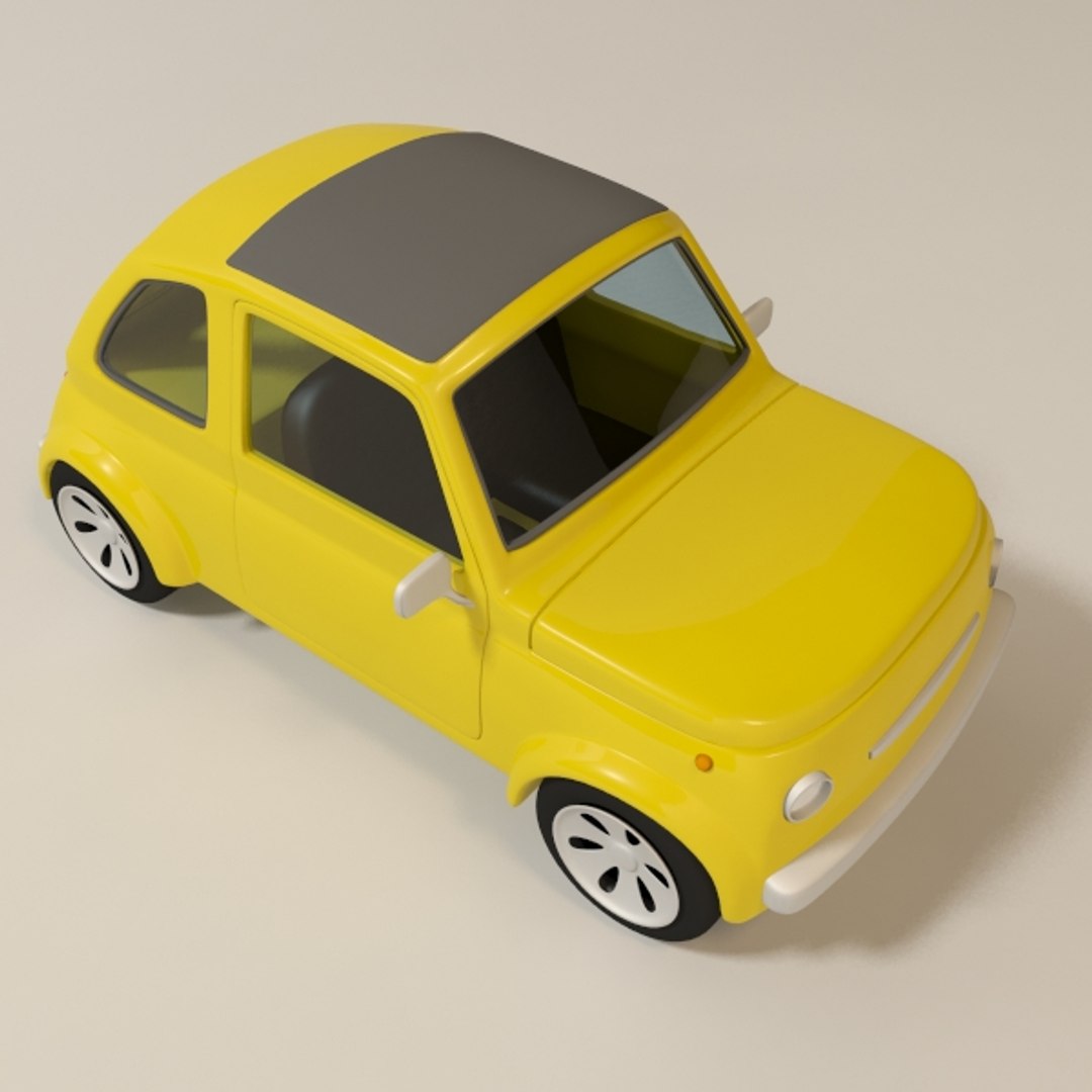 Maya Cartoon Toy Car