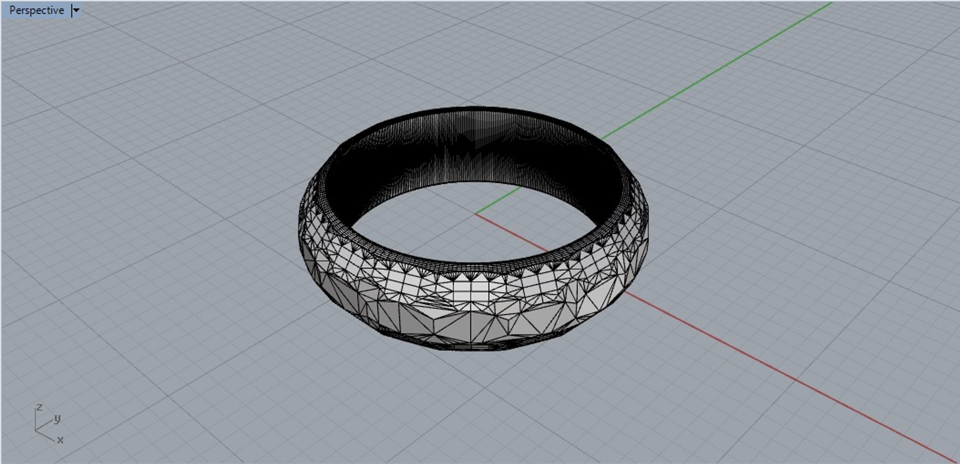 Ring Faceted 3D Model - TurboSquid 1370462
