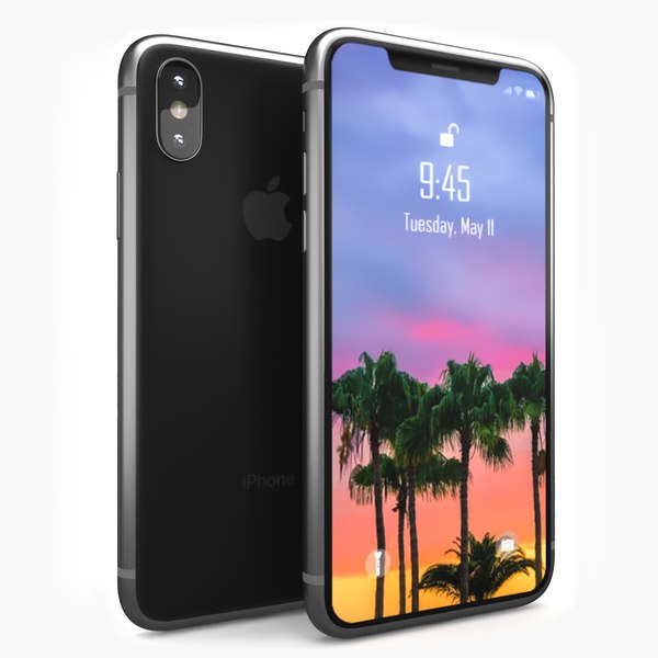 Iphone x phone model - TurboSquid 1351721
