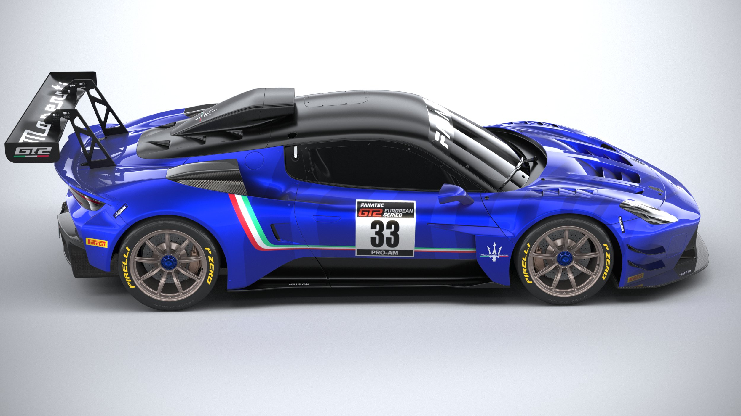 modelo 3d Coche de carreras Maserati GT2 2023 - TurboSquid 2129592