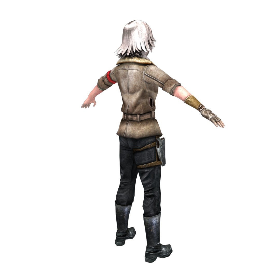 3d Model Partisan Girl Face