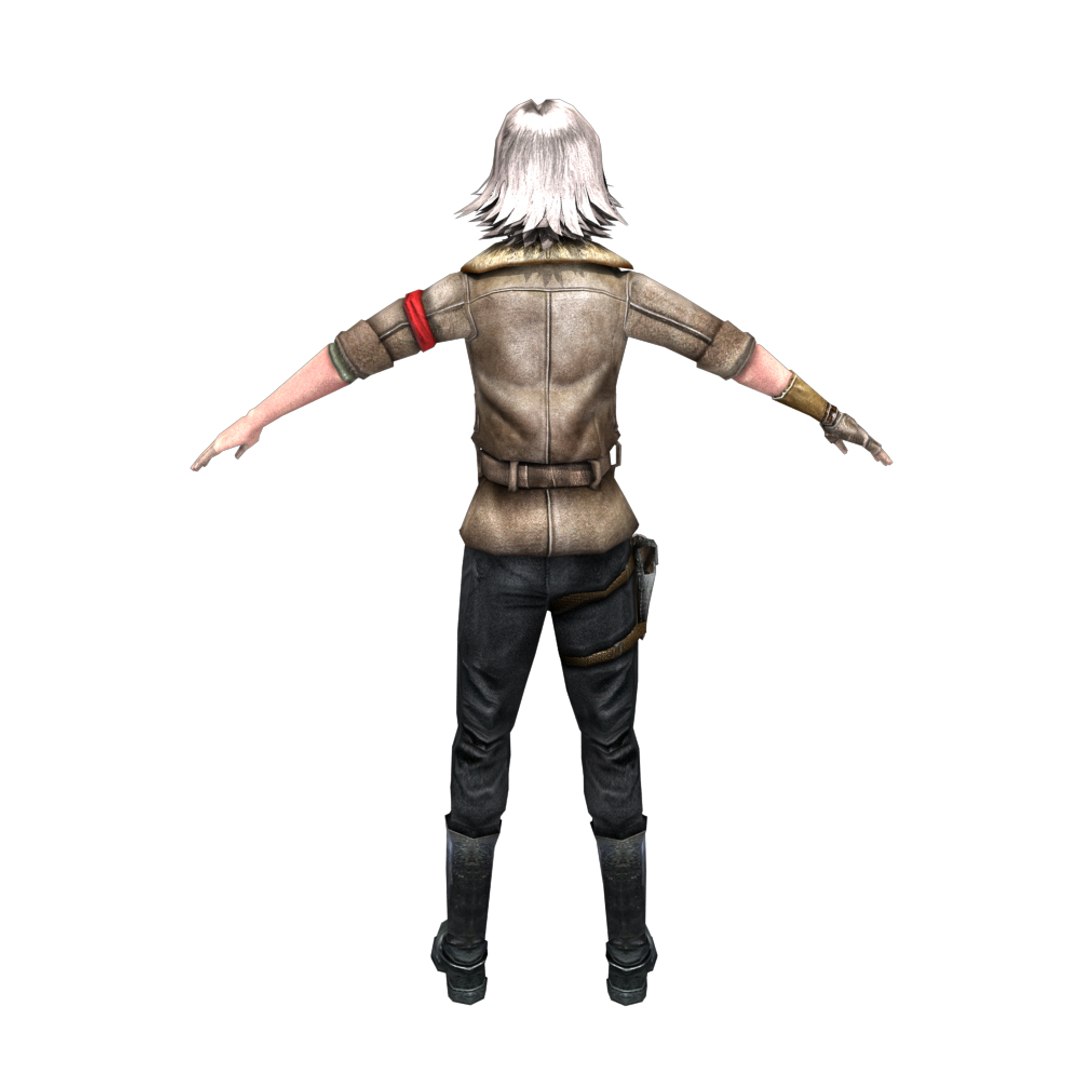 3d Model Partisan Girl Face