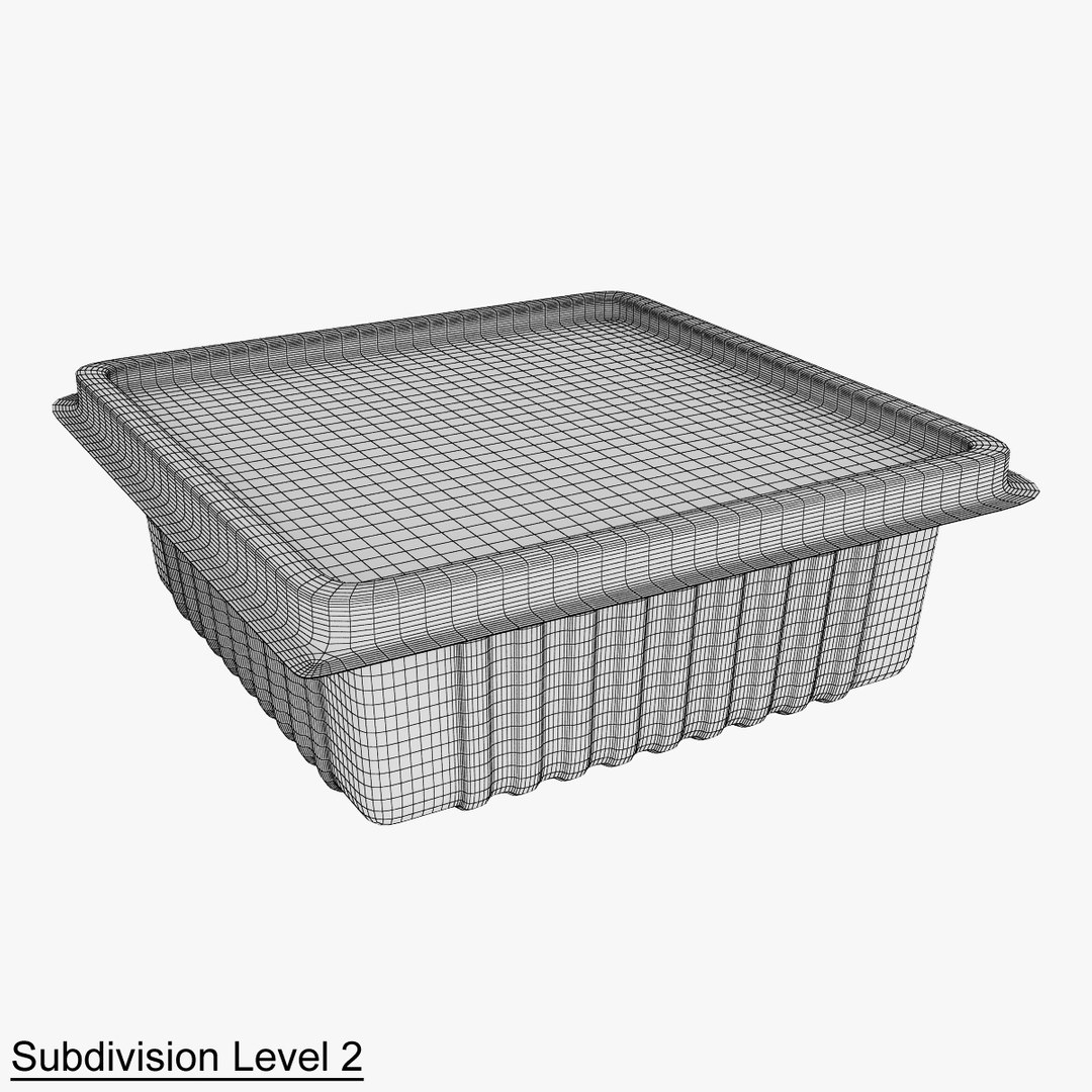 Plastic Container 3D Model - TurboSquid 1382415