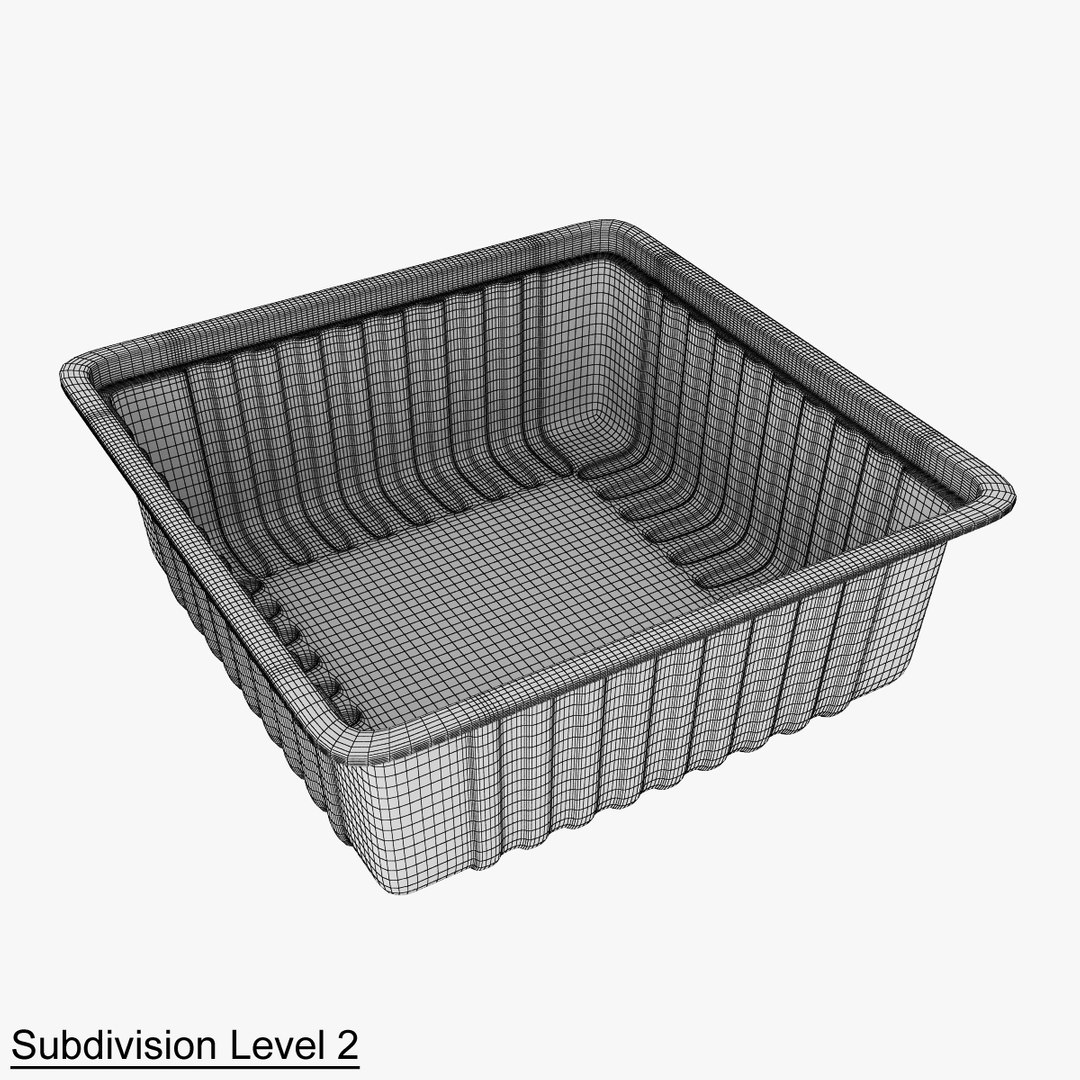 Plastic Container 3D Model - TurboSquid 1382415