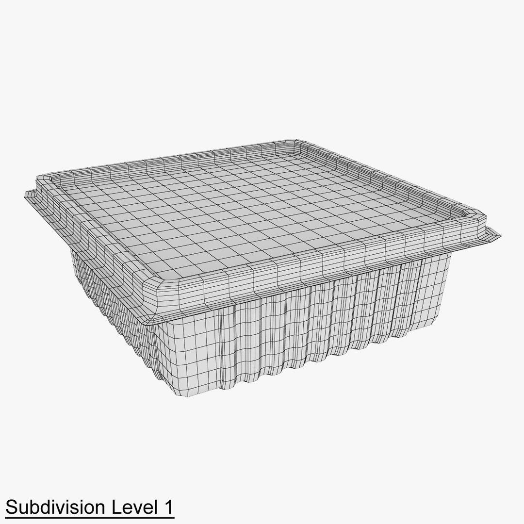 Plastic Container 3D Model - TurboSquid 1382415