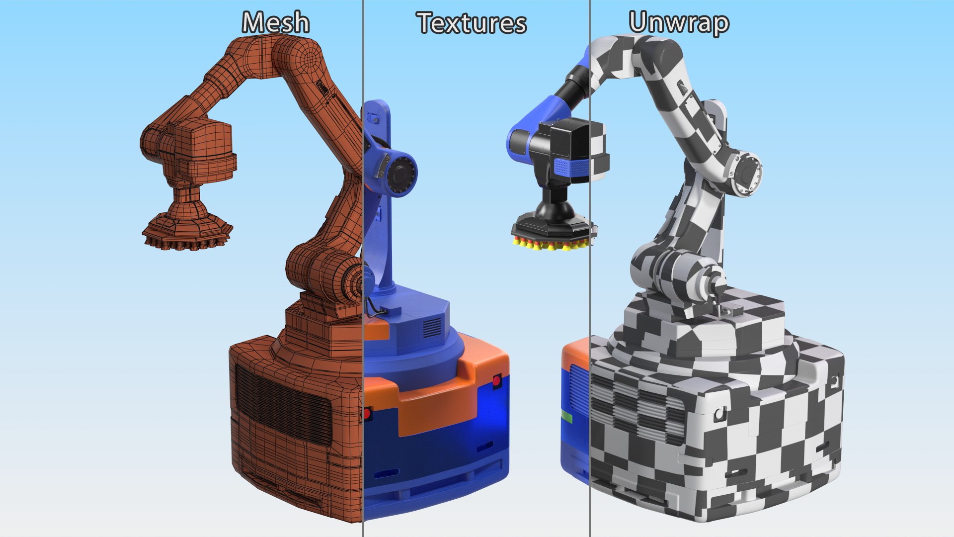 3D Warehouse Loader Robot Blue - TurboSquid 2094451