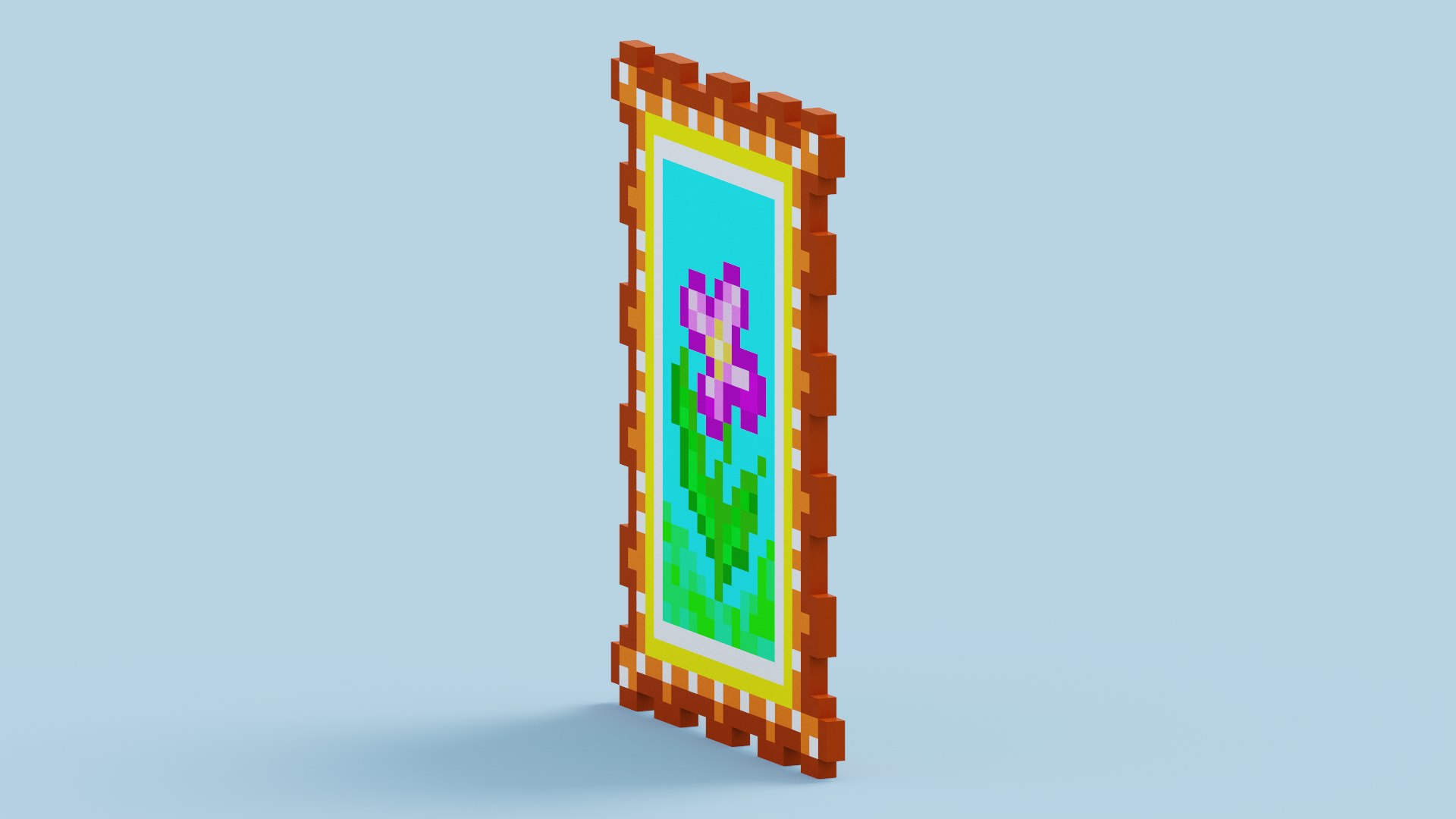 Minecraft Picture Frame 3D Model - TurboSquid 2215031