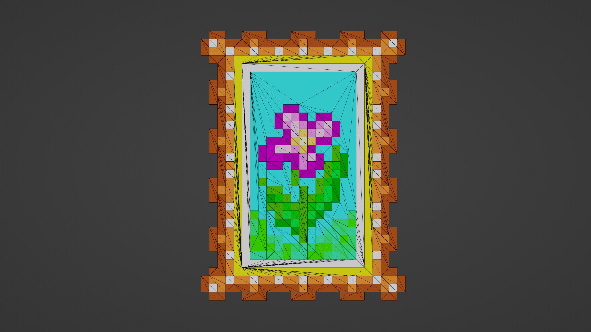 Minecraft Picture Frame 3D Model - TurboSquid 2215031
