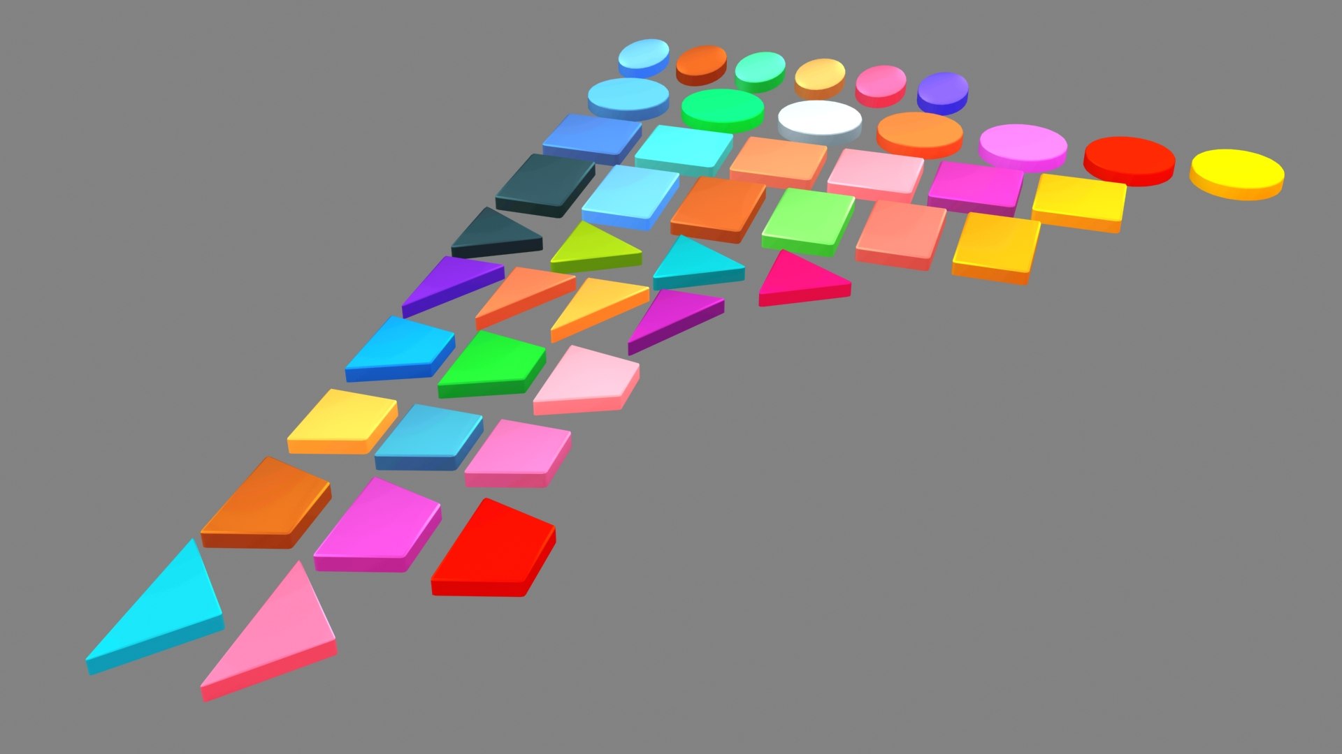 A Bunch Of Colorful Building Blocks 3D Model - TurboSquid 2112644