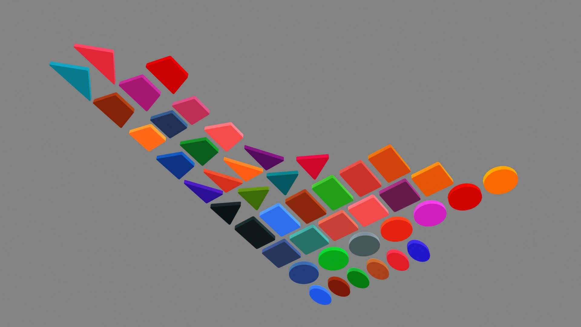 A Bunch Of Colorful Building Blocks 3D Model - TurboSquid 2112644