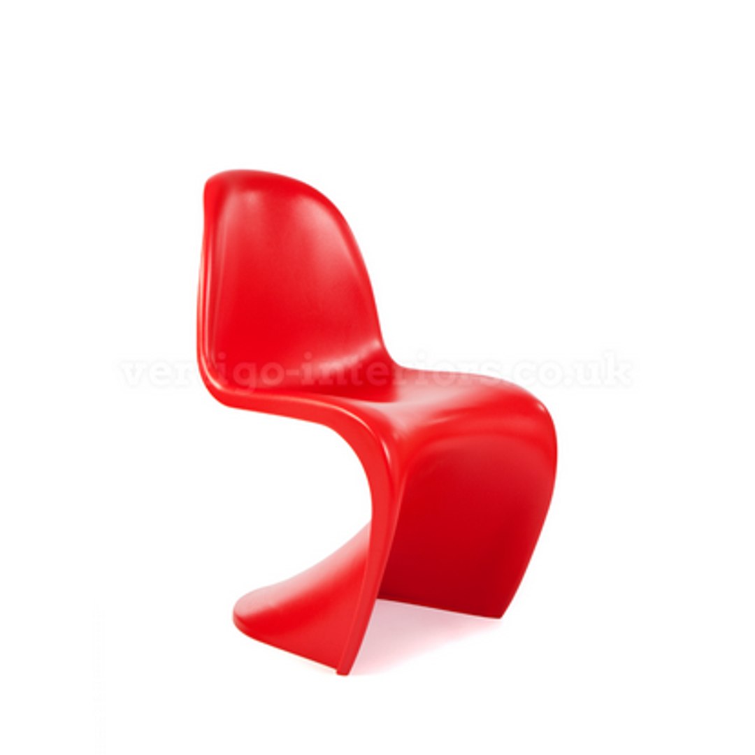 red panton chair 3ds