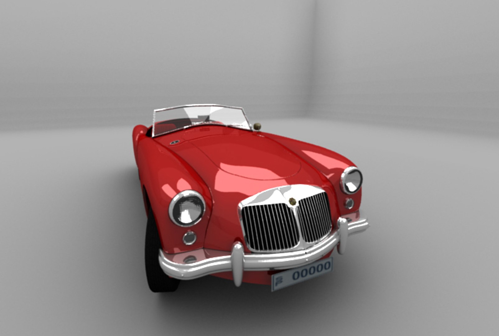 3dsmax classic mg mga car