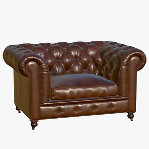 Download Free & Premium Chair Leather 3D Models | TurboSquid