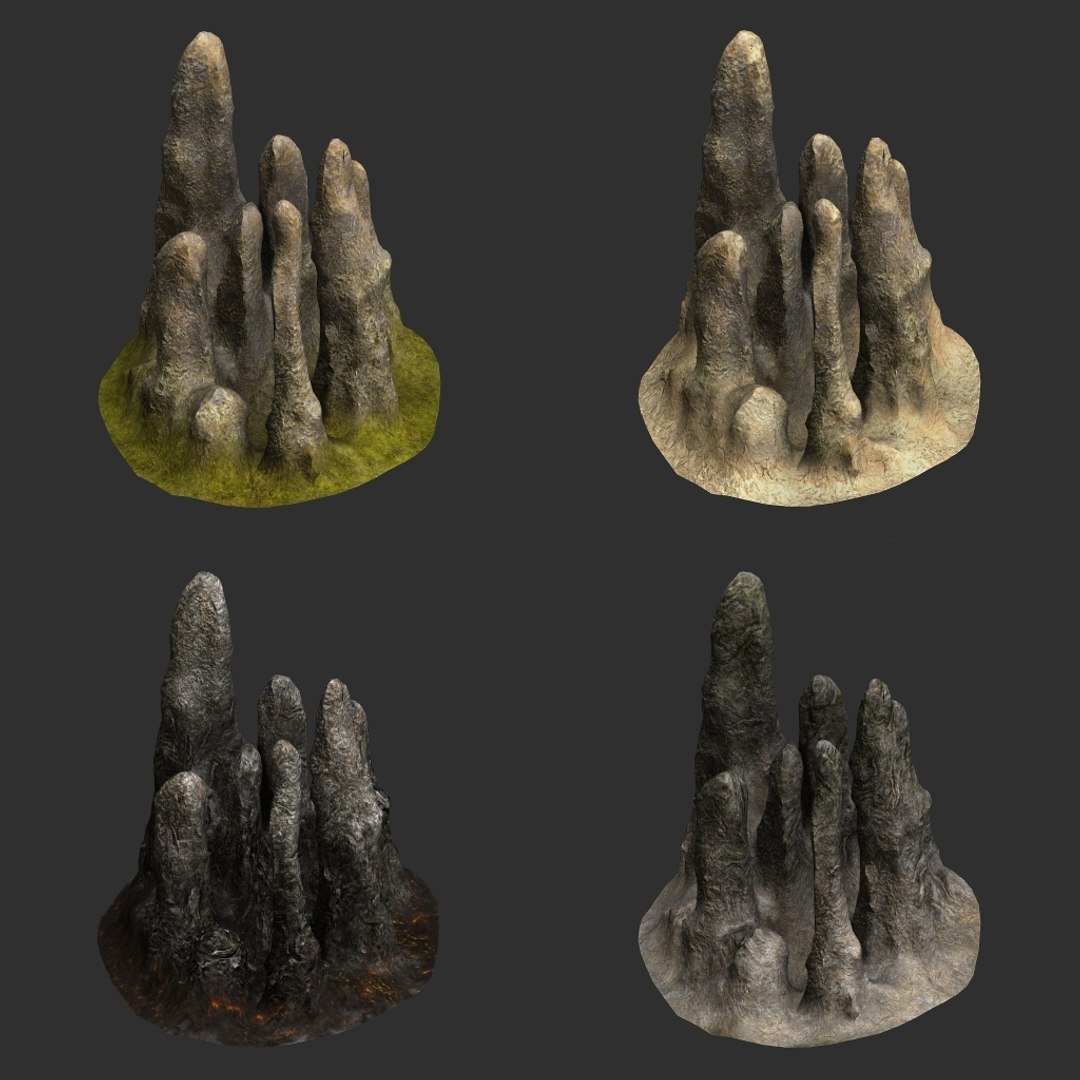 Free 3D Stalagmite - TurboSquid 1424172