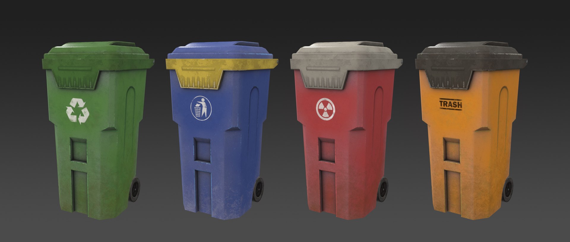 Trash 3D Model - TurboSquid 1214762