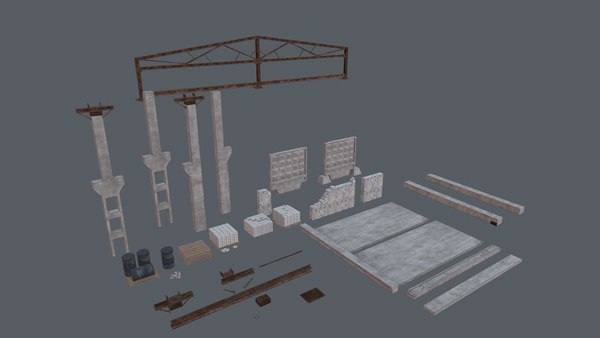 Construction Site Blender Models for Download | TurboSquid