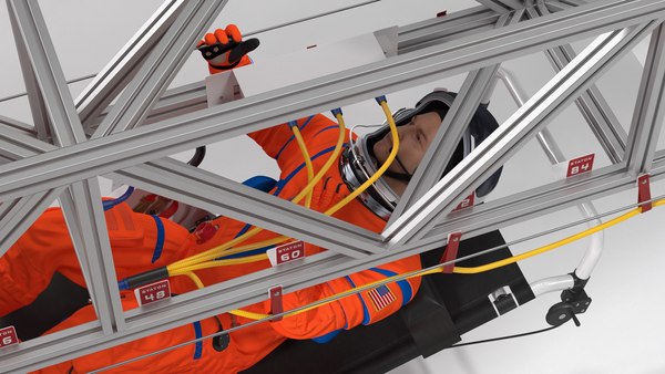 NASA 宇航员在微重力模拟器中训练3D模型 - TurboSquid 2151671