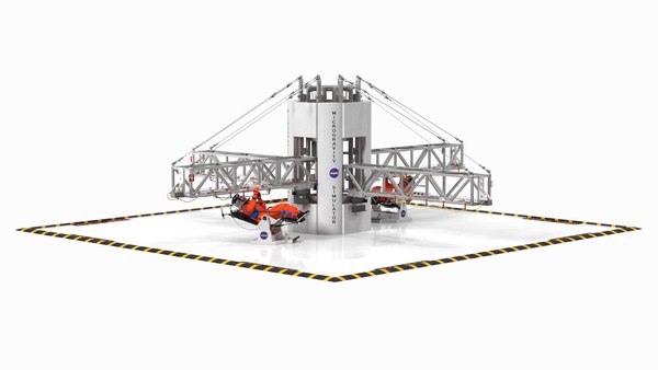 modelo 3d Los astronautas de la NASA se entrenan en el simulador de ...