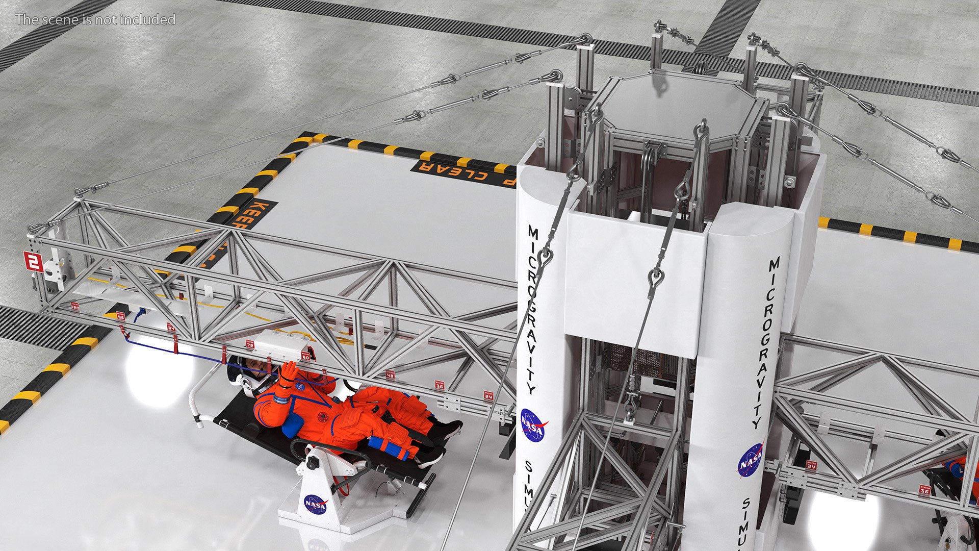 NASA Astronauts Train in the Microgravity Simulator 3D - TurboSquid 2151671