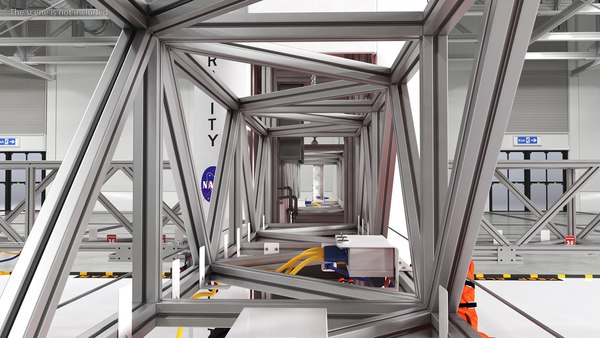 NASA 宇航员在微重力模拟器中训练3D模型 - TurboSquid 2151671