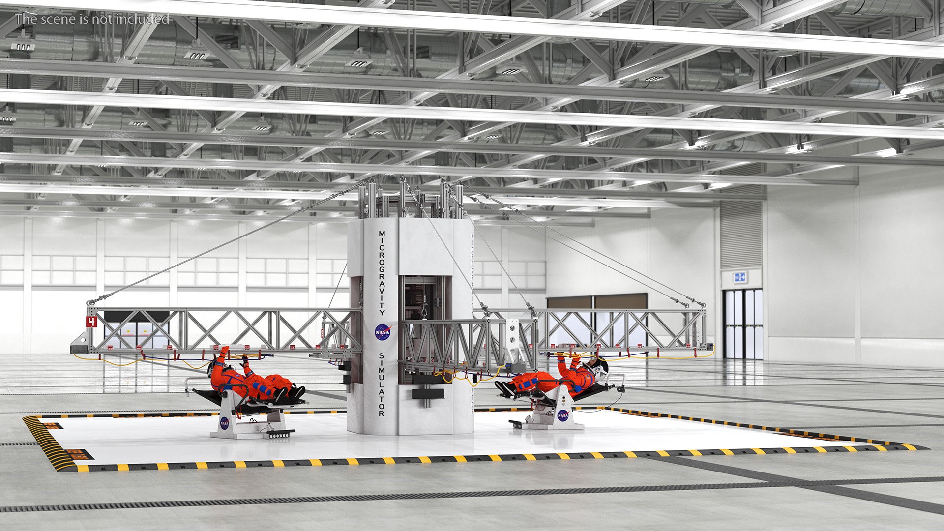 NASA Astronauts Train in the Microgravity Simulator 3D - TurboSquid 2151671