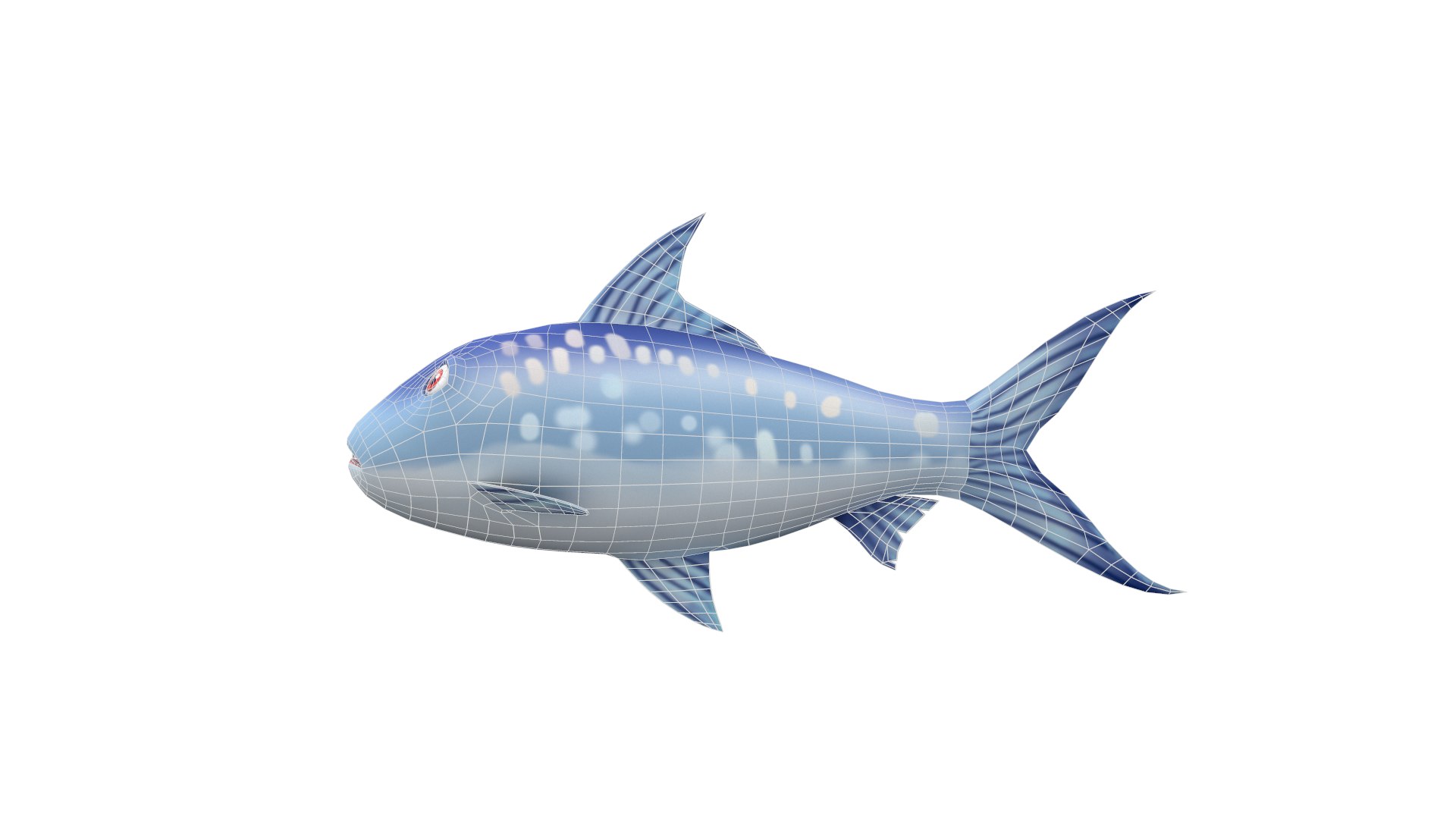 3D Milkfish Channidae Fish Toon - TurboSquid 1586030