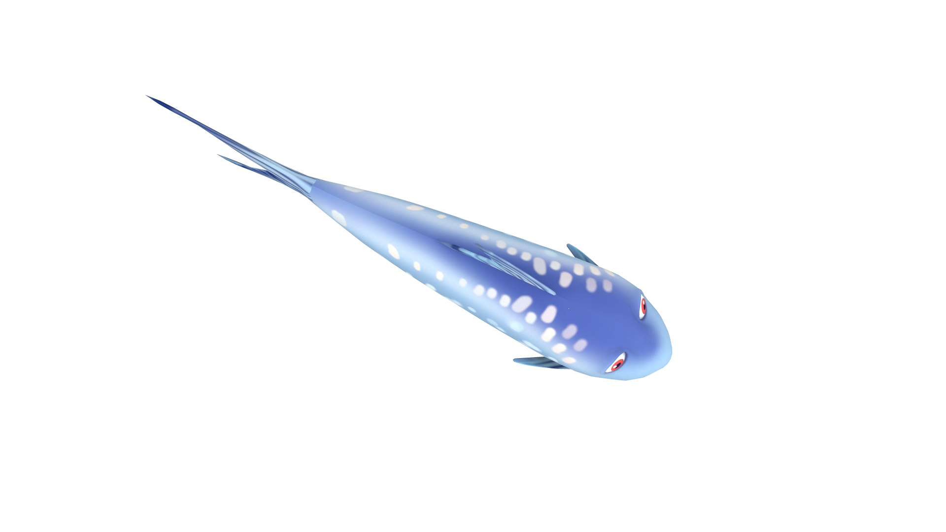 3D Milkfish Channidae Fish Toon - TurboSquid 1586030