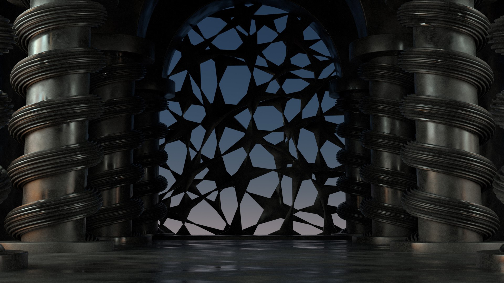 3D Fantasy Temple Background Environment - TurboSquid 2040109