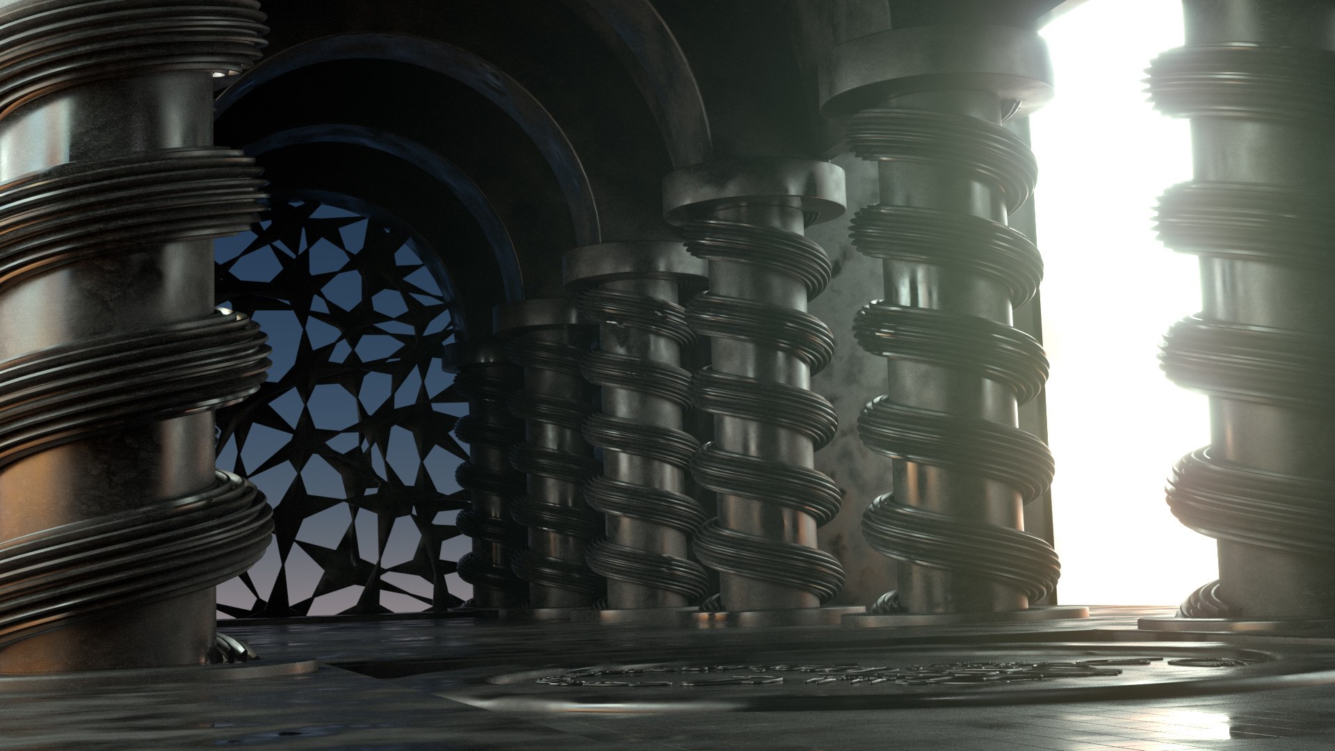 3D Fantasy Temple Background Environment - TurboSquid 2040109