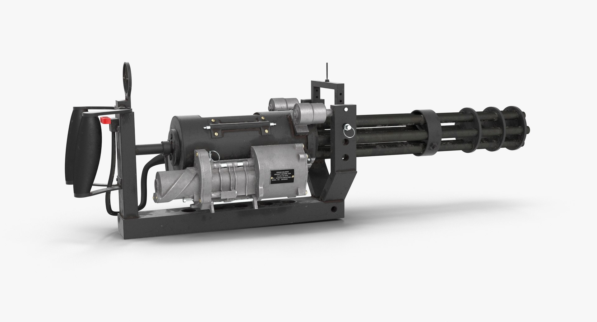 3D m134 minigun mounting bracket model - TurboSquid 1242952