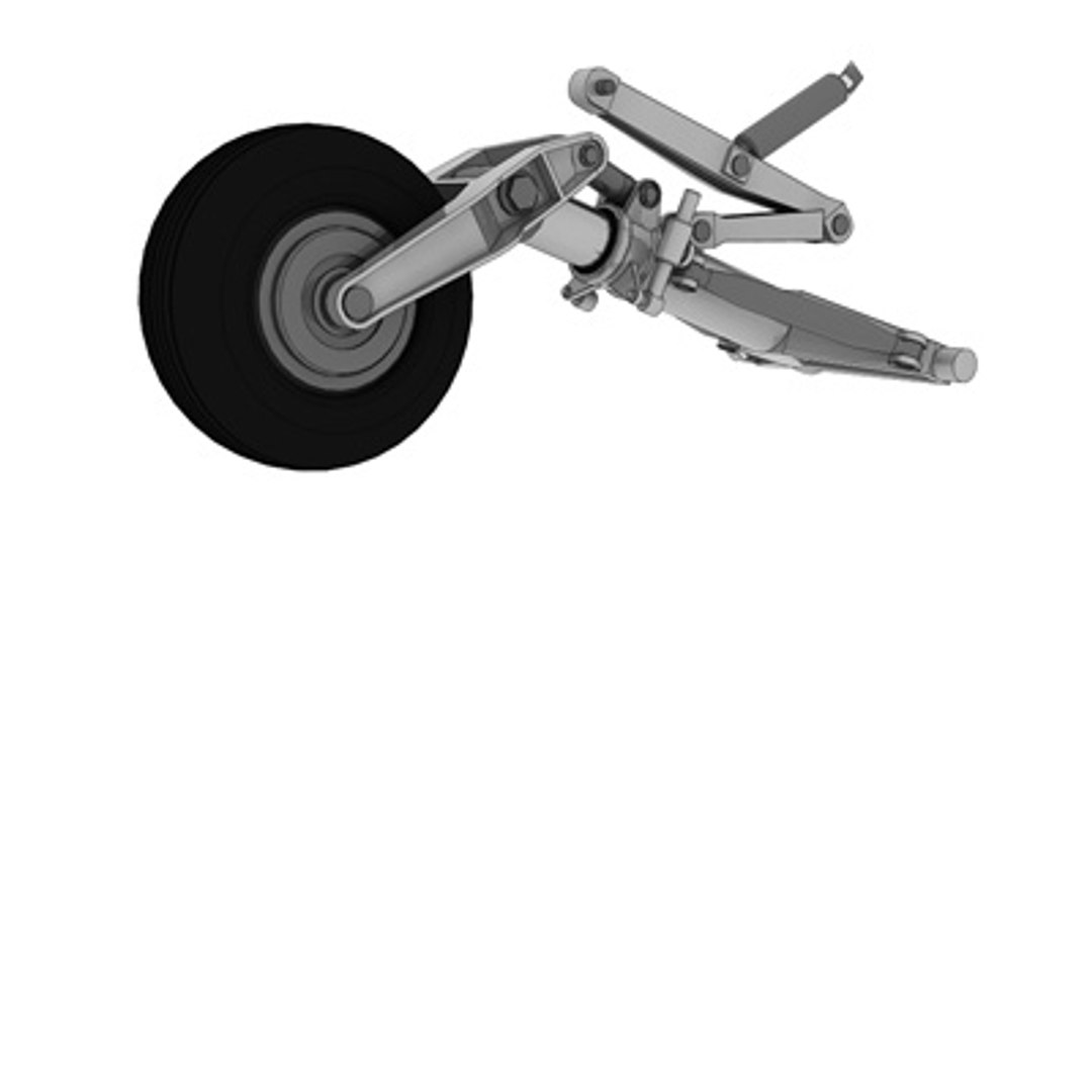 3d fighter undercarriage