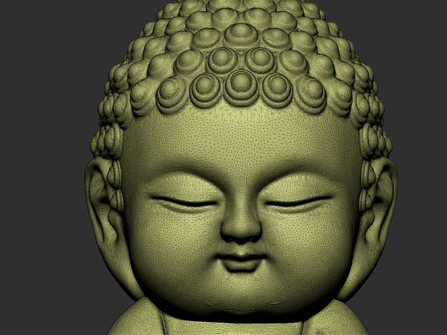 Baby Buddha 3D - TurboSquid 2167237