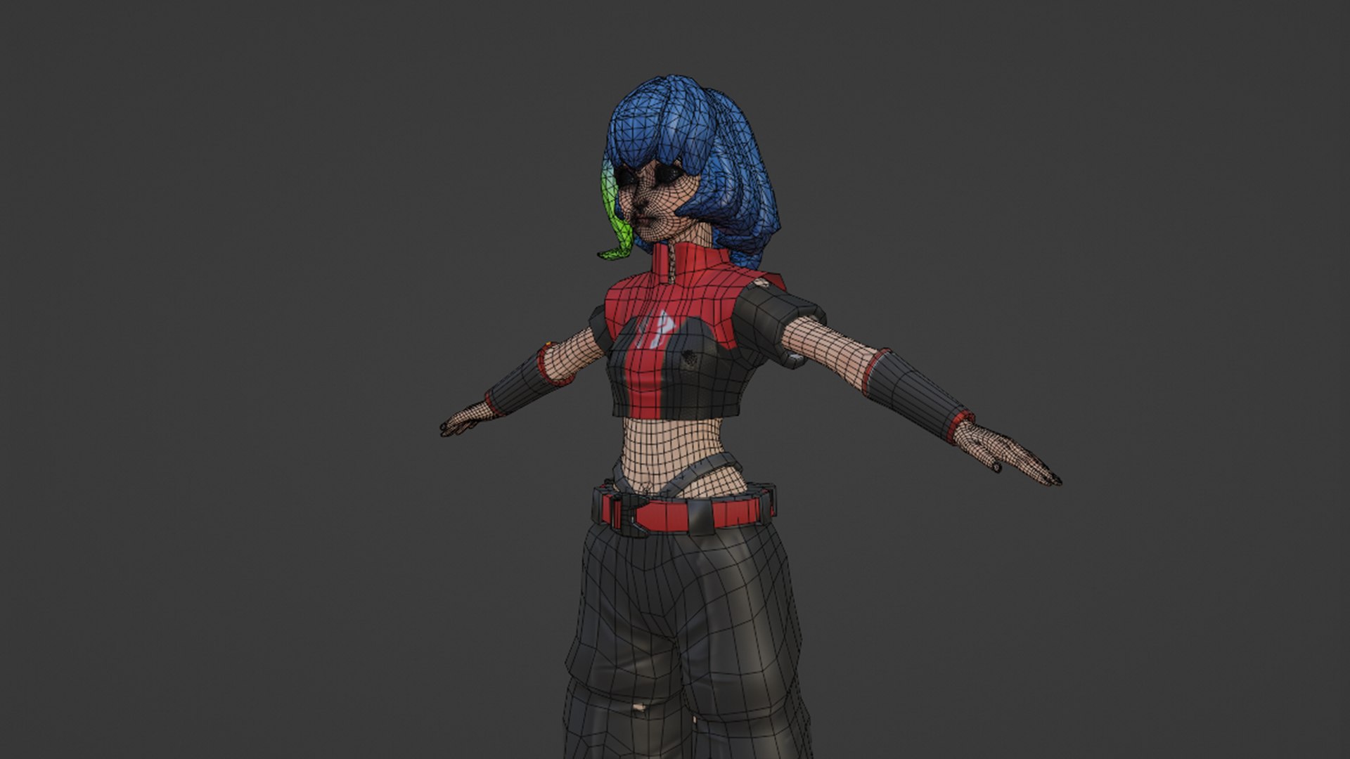 Cartoon Rigged Cute Dance Girl-Avaya Character 3D Model 3D Model ...