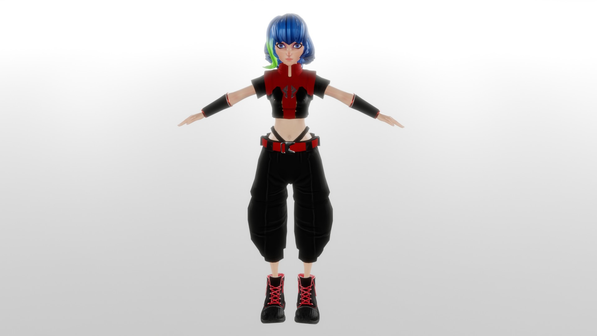 Cartoon Rigged Cute Dance Girl-Avaya Character 3D Model 3D Model ...
