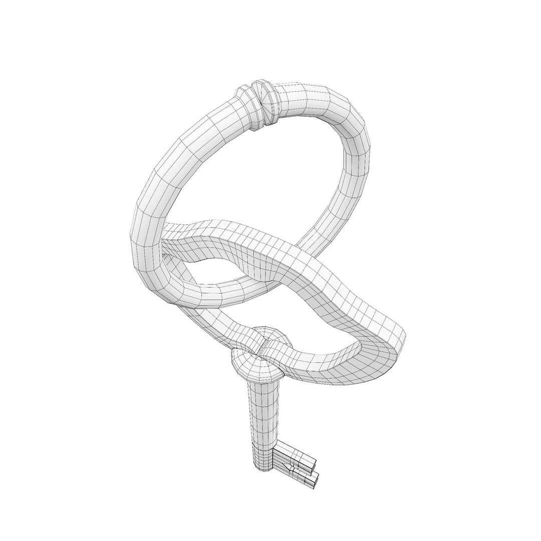 3D Model Retro Antique Key 3dmodel - TurboSquid 1977828