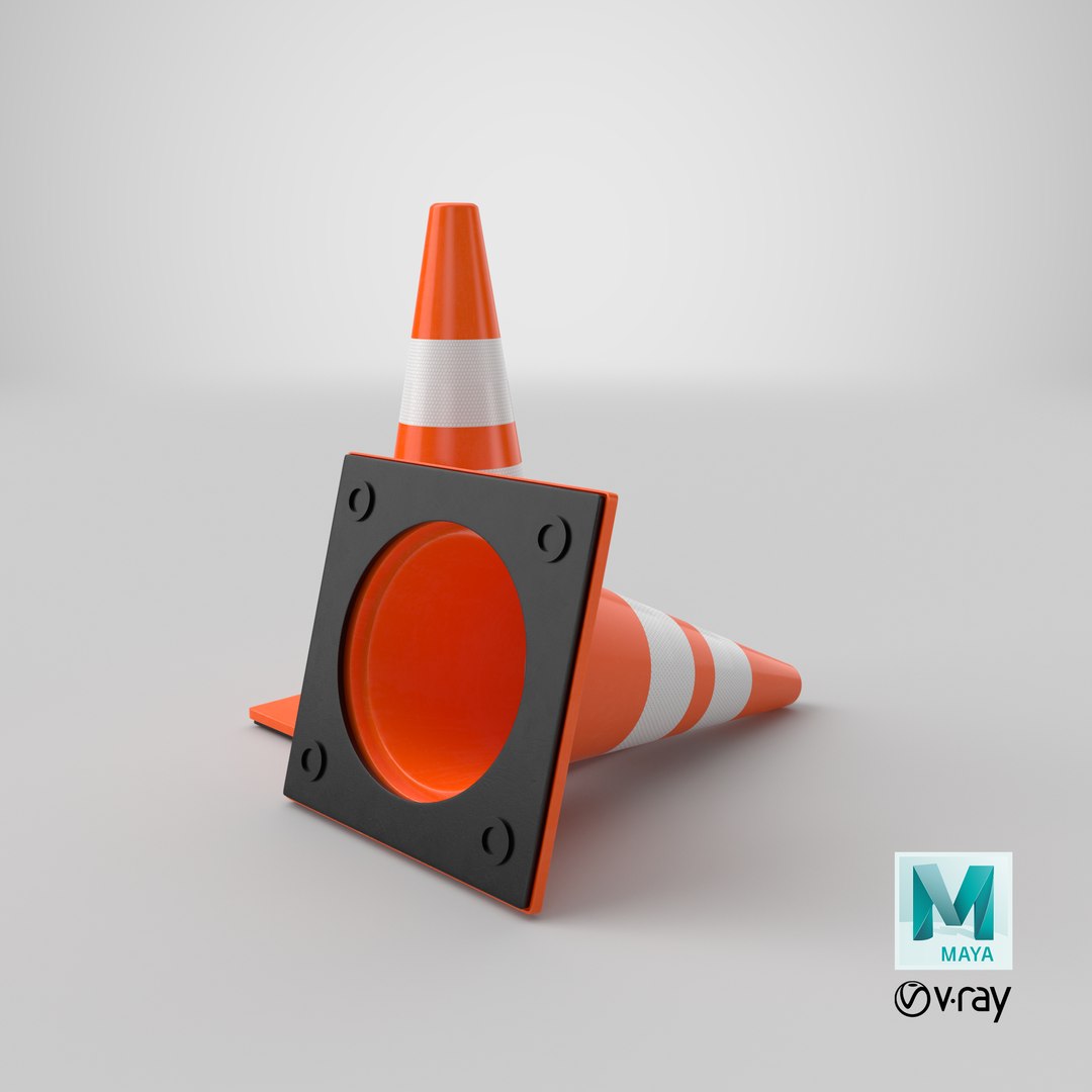 3D Traffic Cone Model - TurboSquid 1381129
