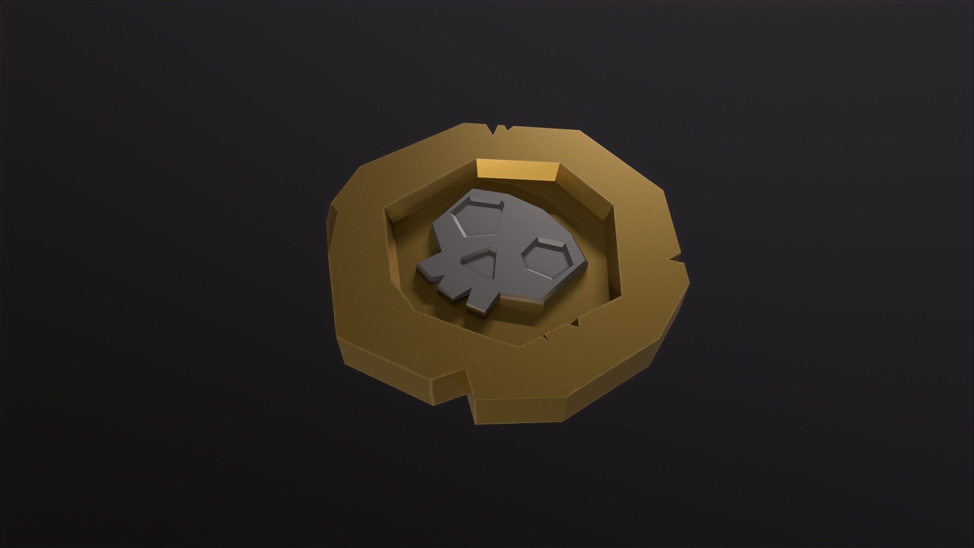 Stylized Pirate Coin 3D Model - TurboSquid 2124866