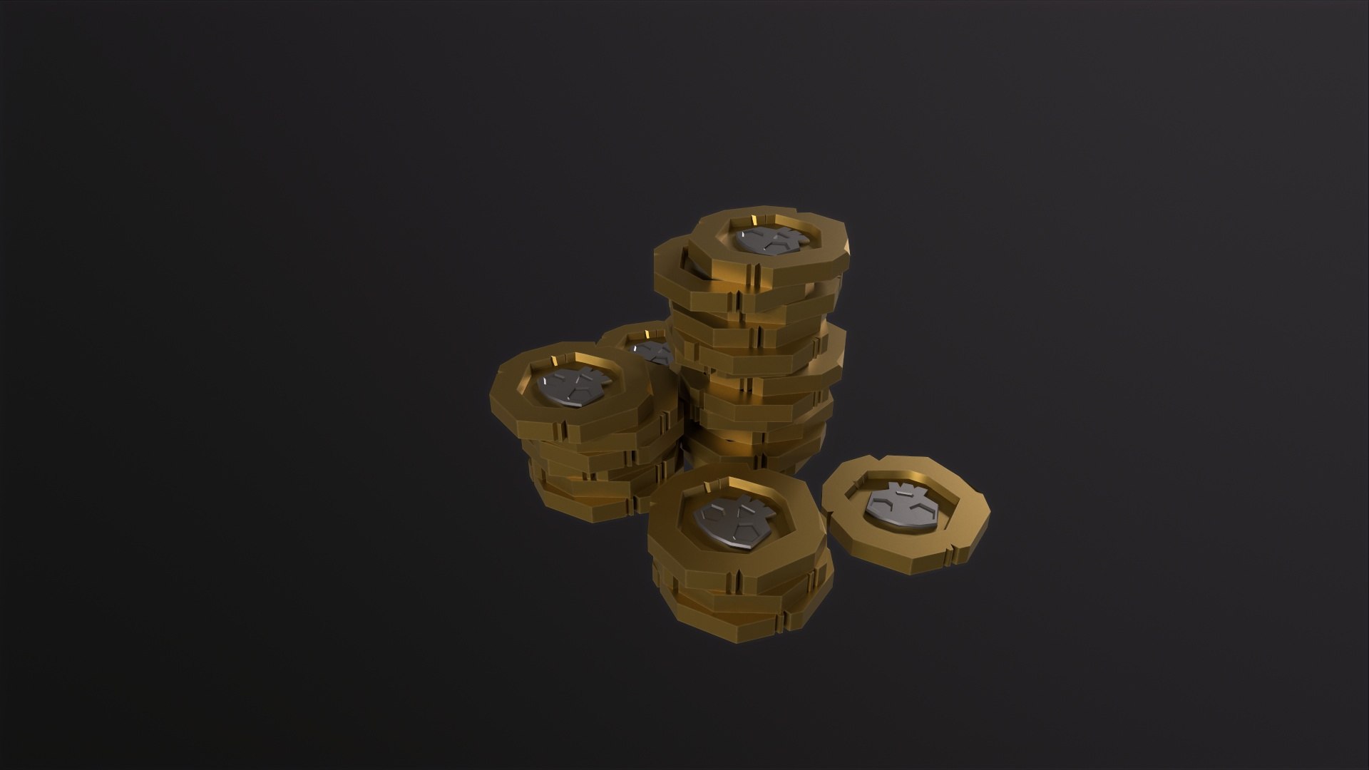 Stylized Pirate Coin 3D Model - TurboSquid 2124866