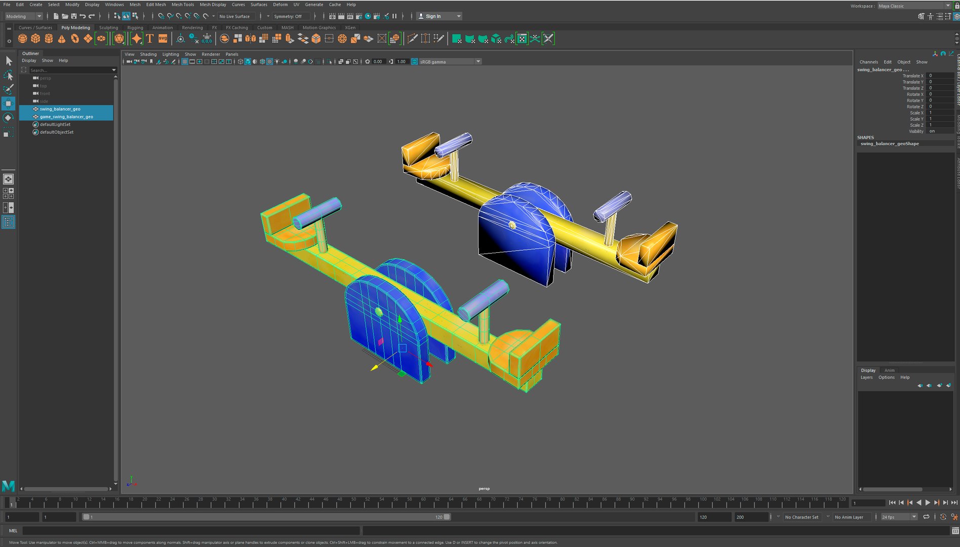 3D Swing Balancer - TurboSquid 1460860