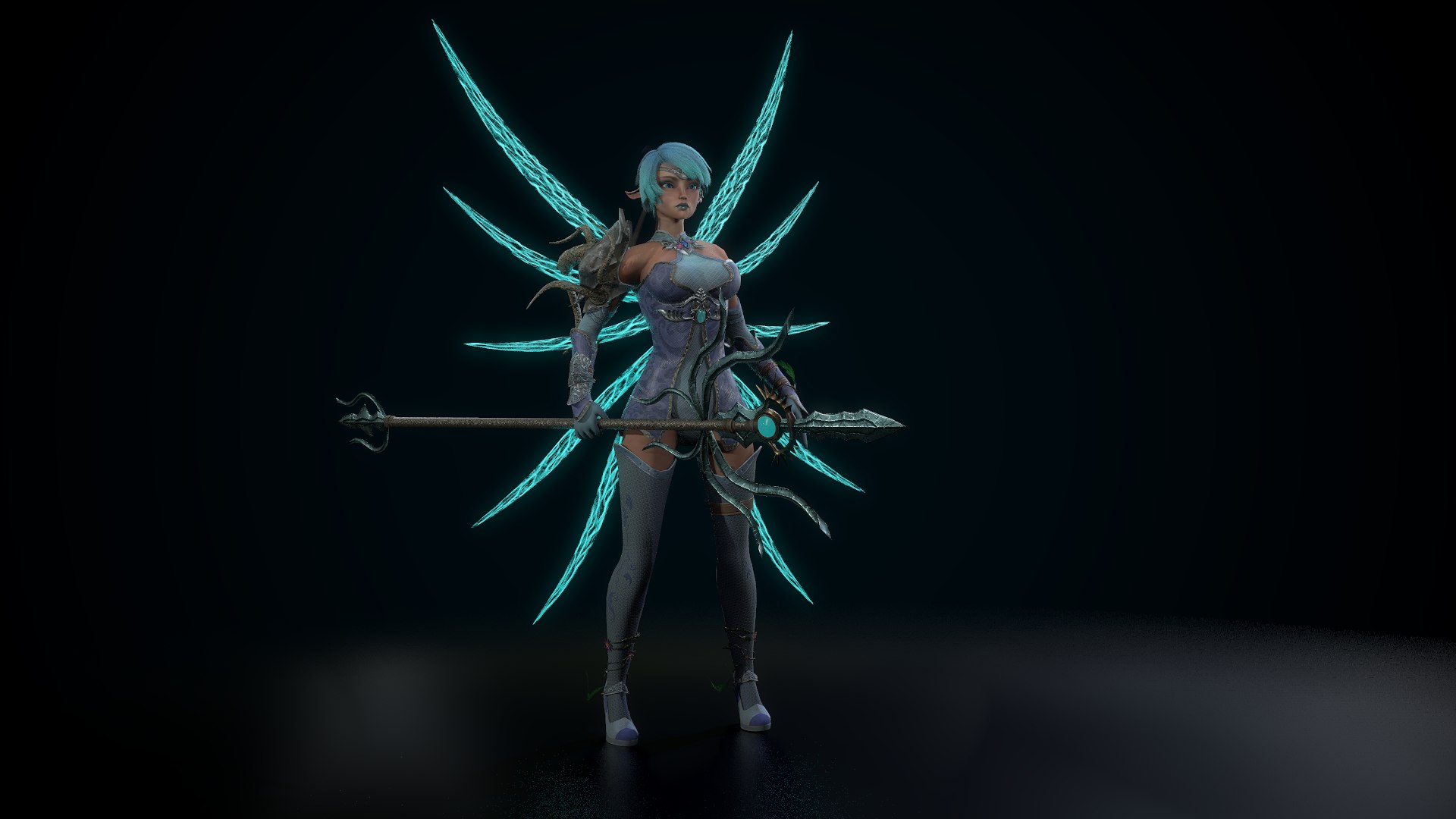 3D Spring Girl - TurboSquid 1854222