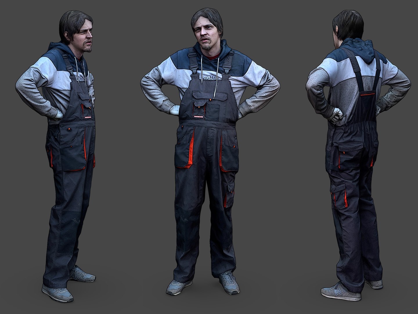 3D Stylized Car Mechanic Character Model - TurboSquid 1723905