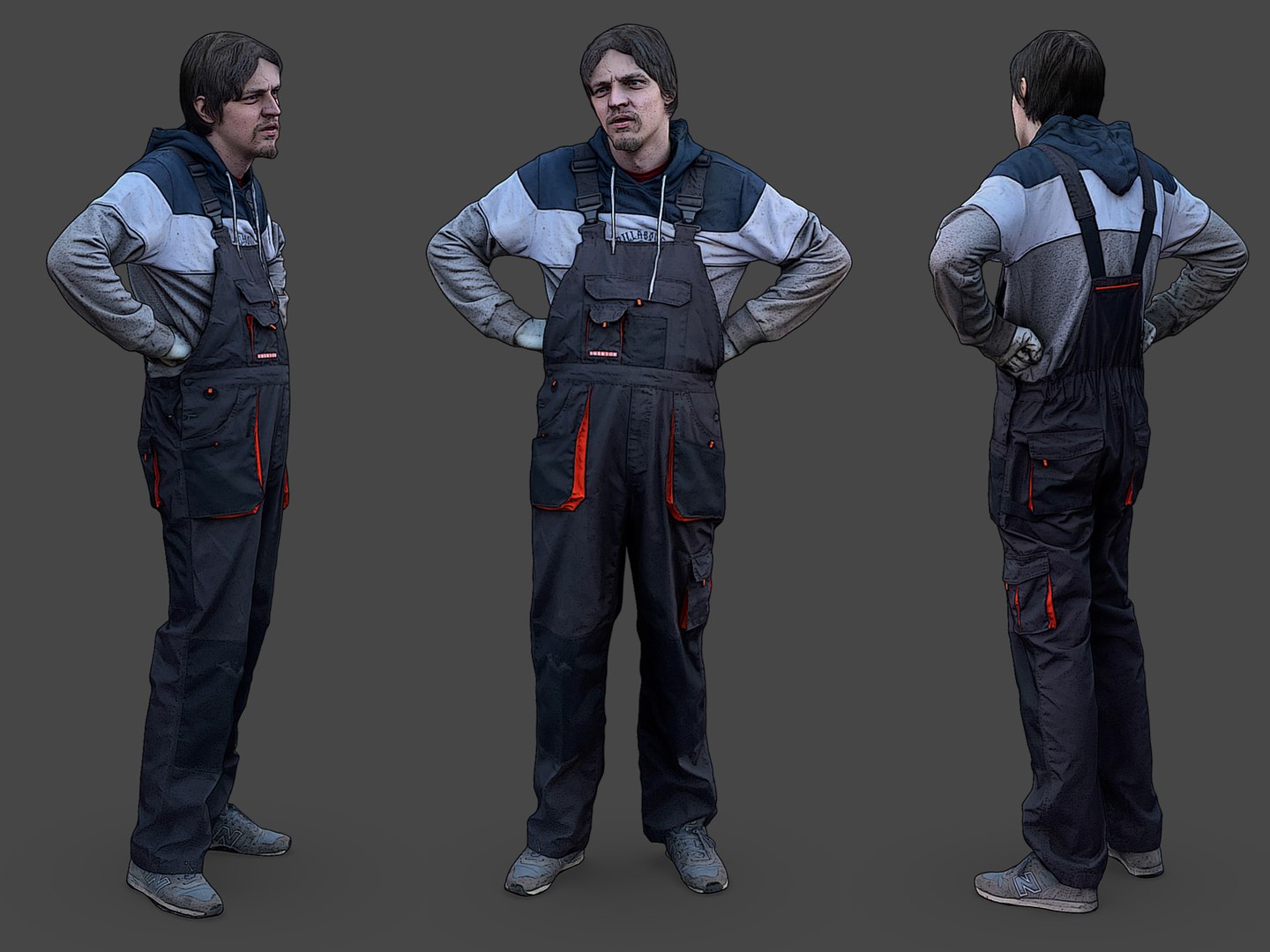 3D Stylized Car Mechanic Character Model - TurboSquid 1723905