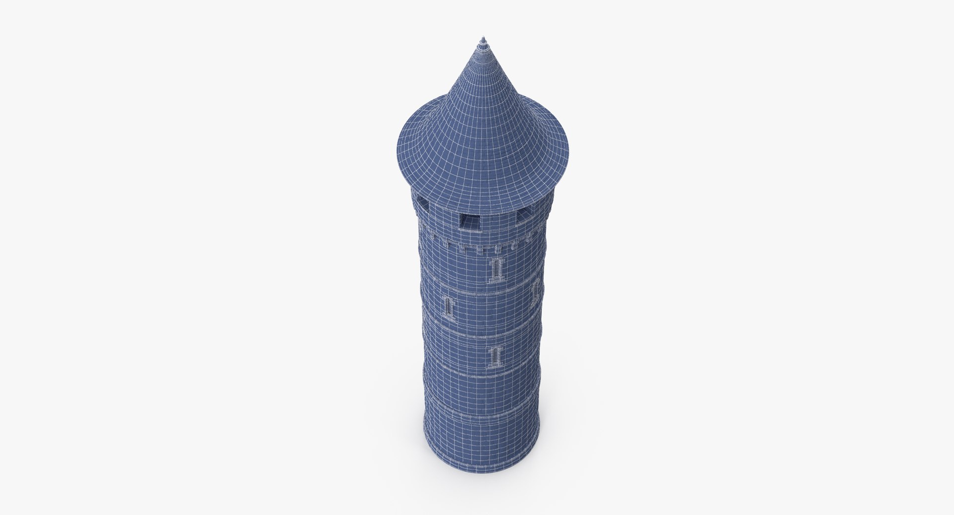 Turret Roof 01 C4d