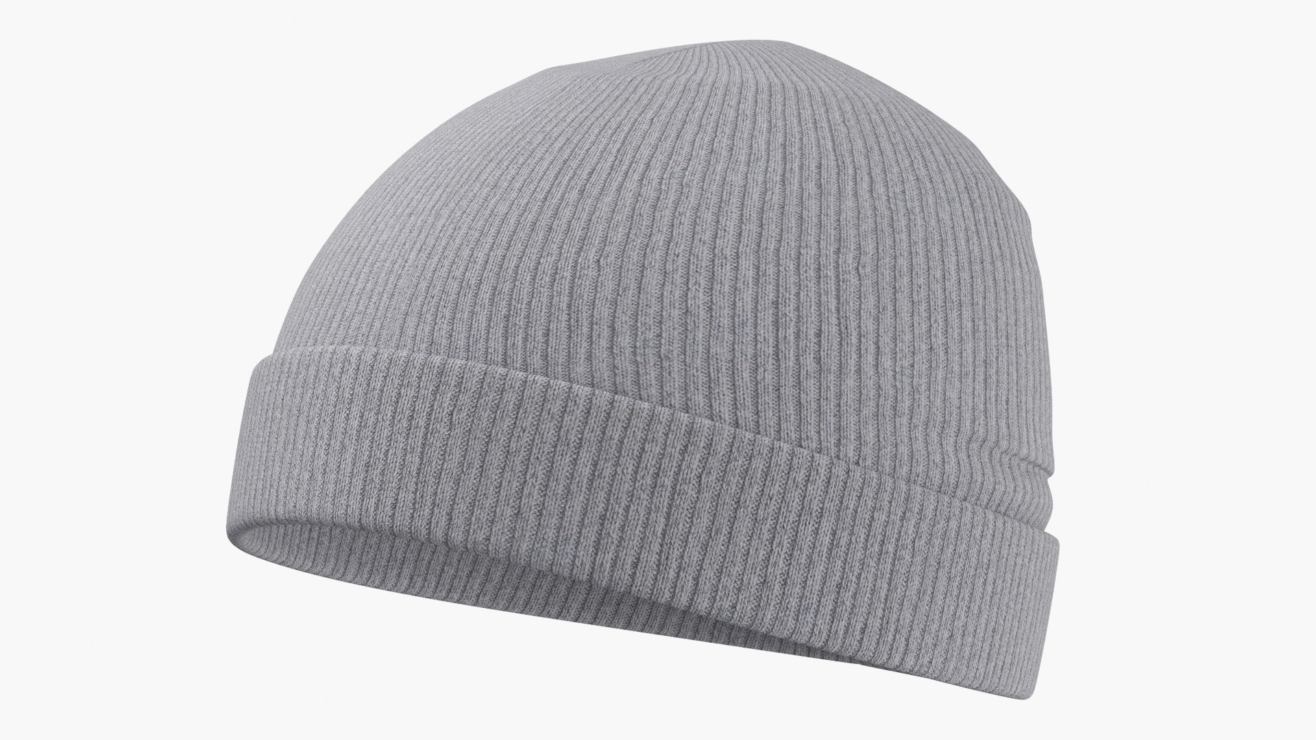 3D Gray Winter Hat Model - TurboSquid 2302621