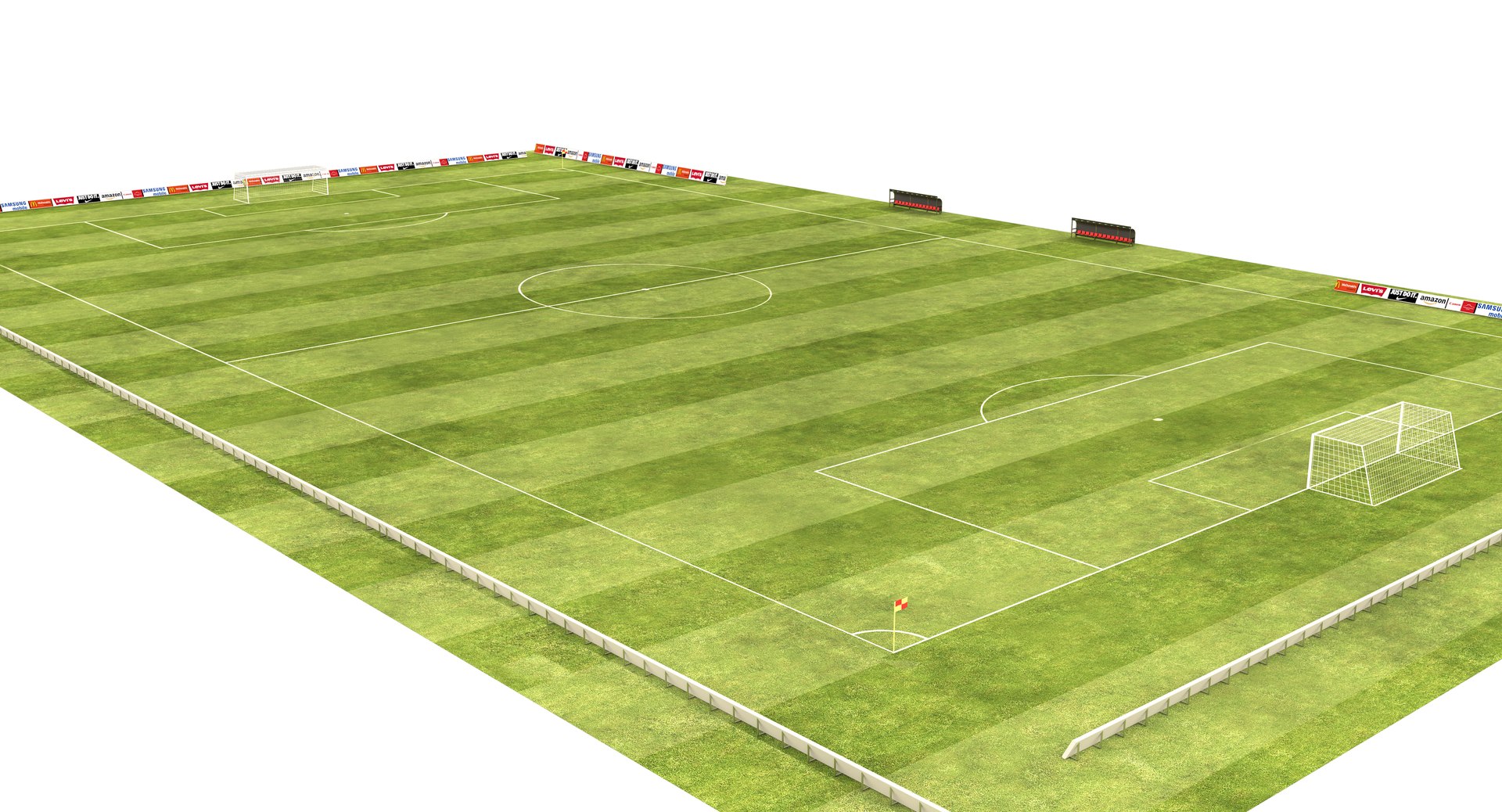 Soccer Field Model - TurboSquid 1337777