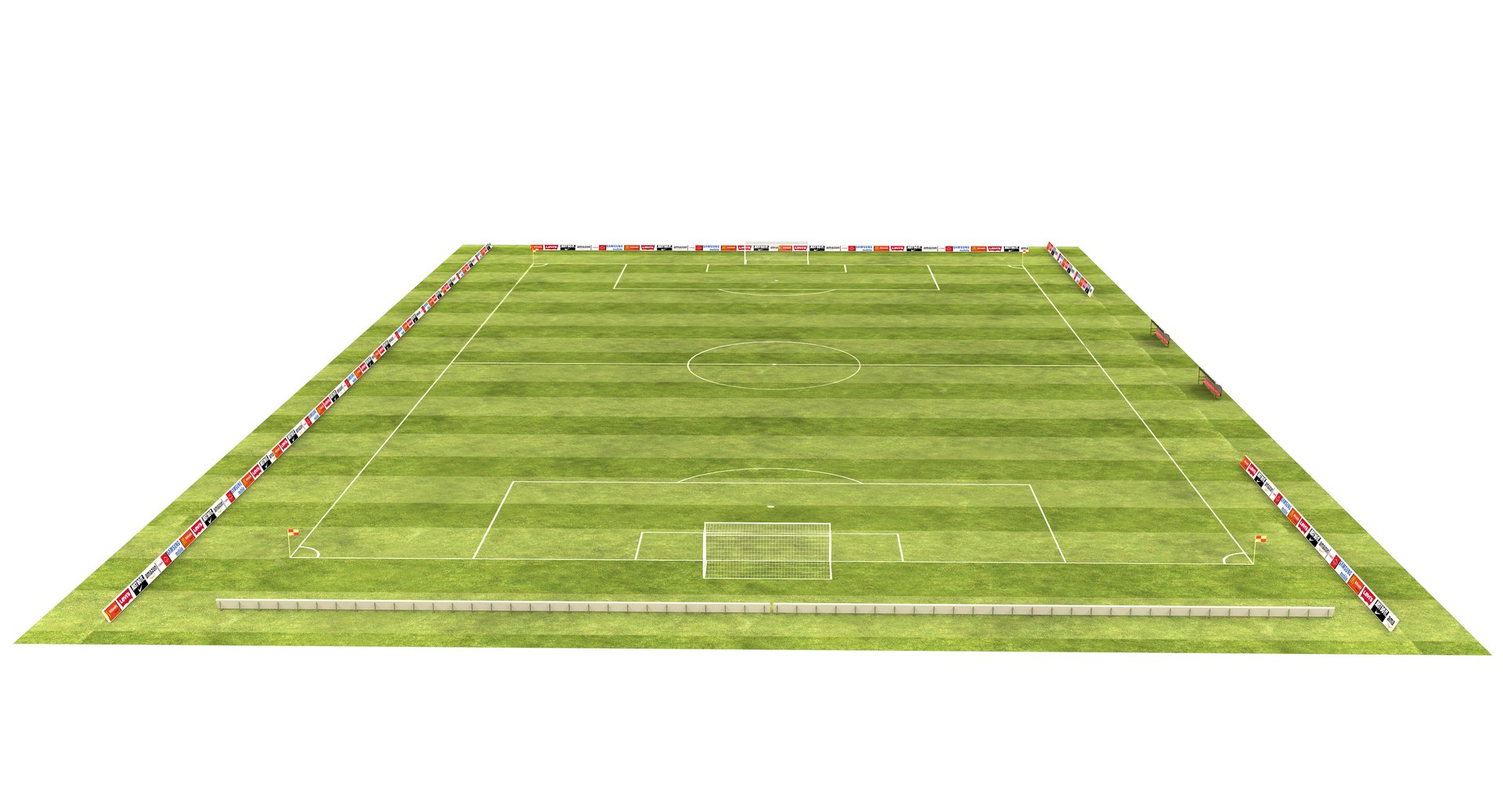 Soccer Field Model - TurboSquid 1337777
