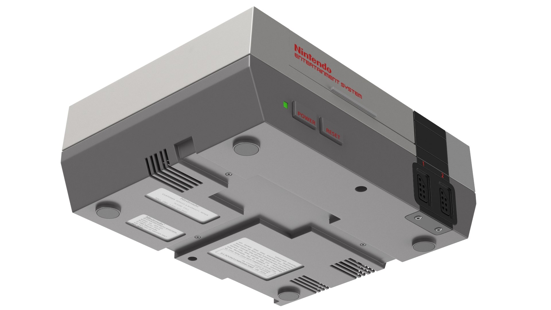 Nintendo Entertainment System Console model - TurboSquid 1957470